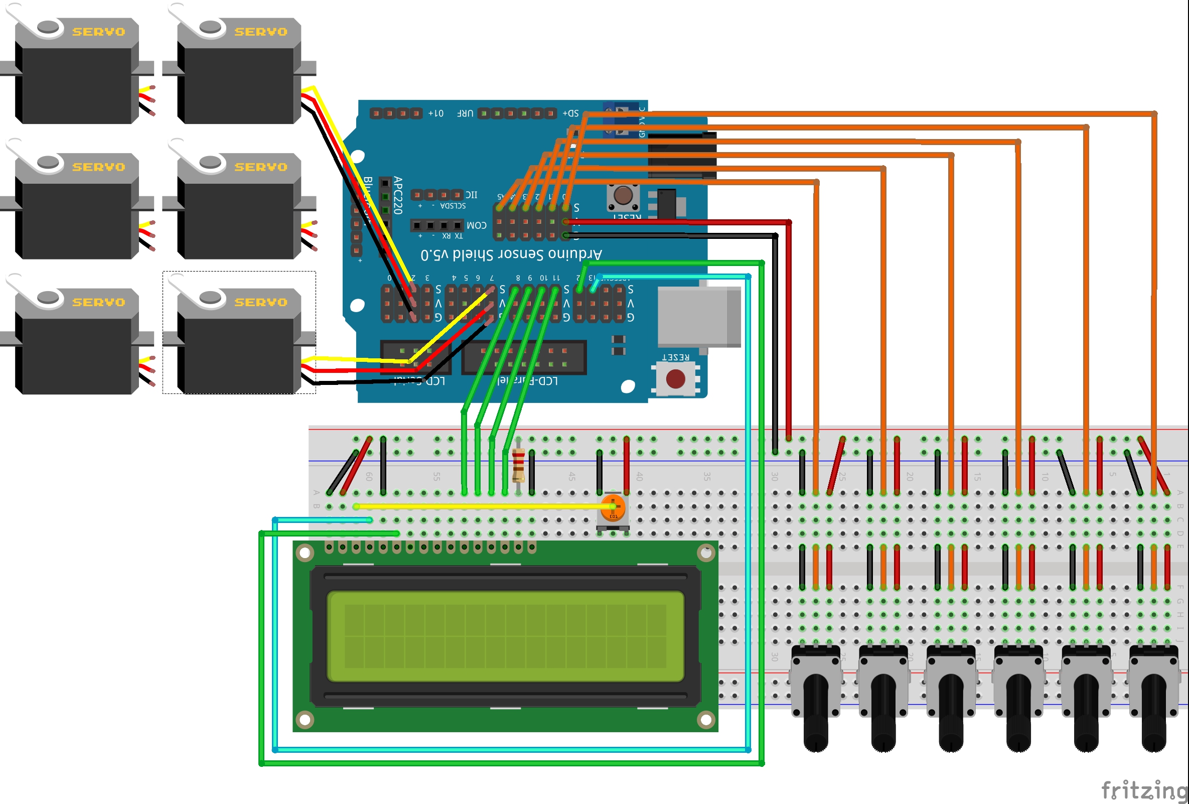 Arduino Based 6-Servo Controller (W | RobotShop Community